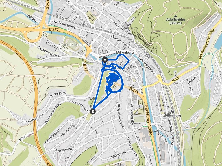 Dillenburg ~ Altstadt, Museum Wilhelmsturm, Grüne Villa und Kasematten ...